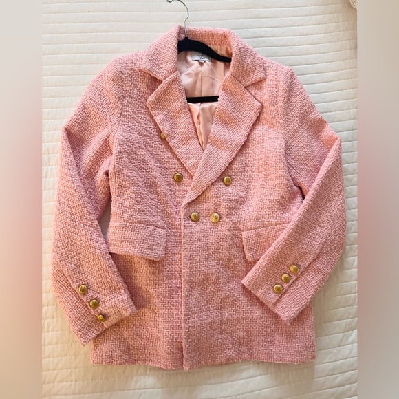 plmm | Jackets & Coats | Plmm Twill Pink Jacket | Poshmark
